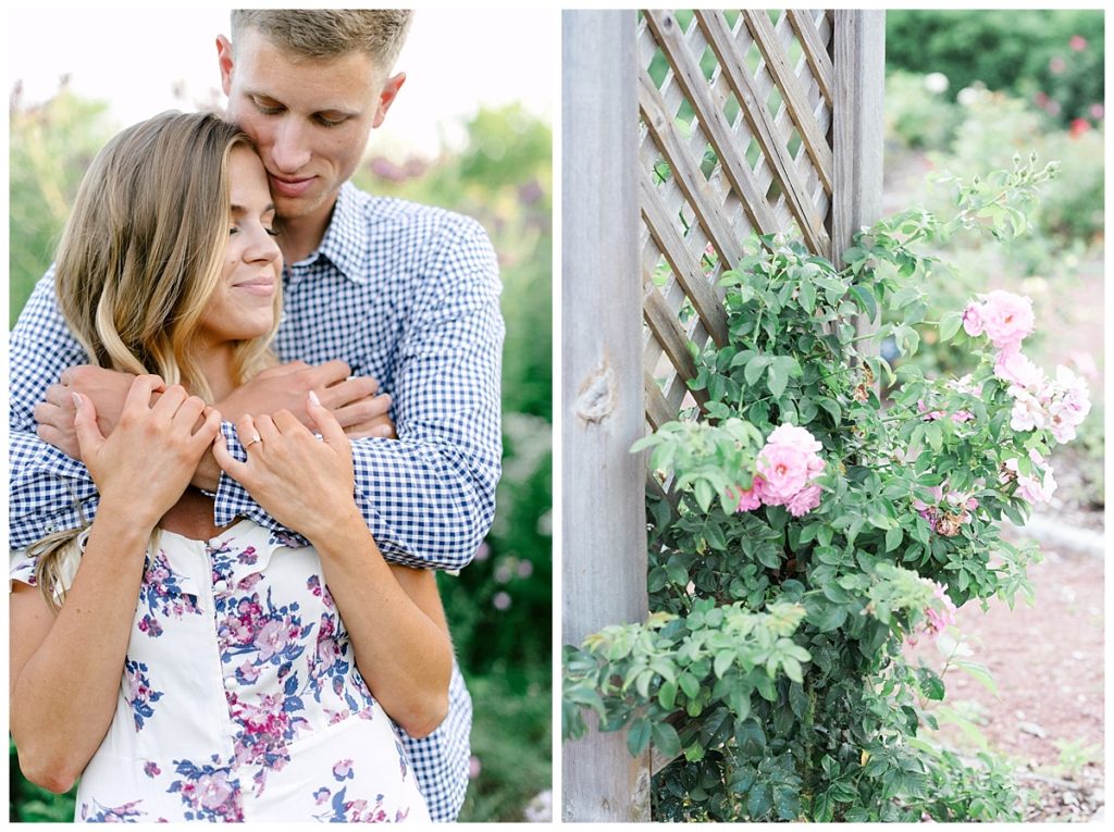 ALEX + CODY // GARDEN ENGAGEMENT SESSION // SCHEIG CENTER AT MEMORIAL ...