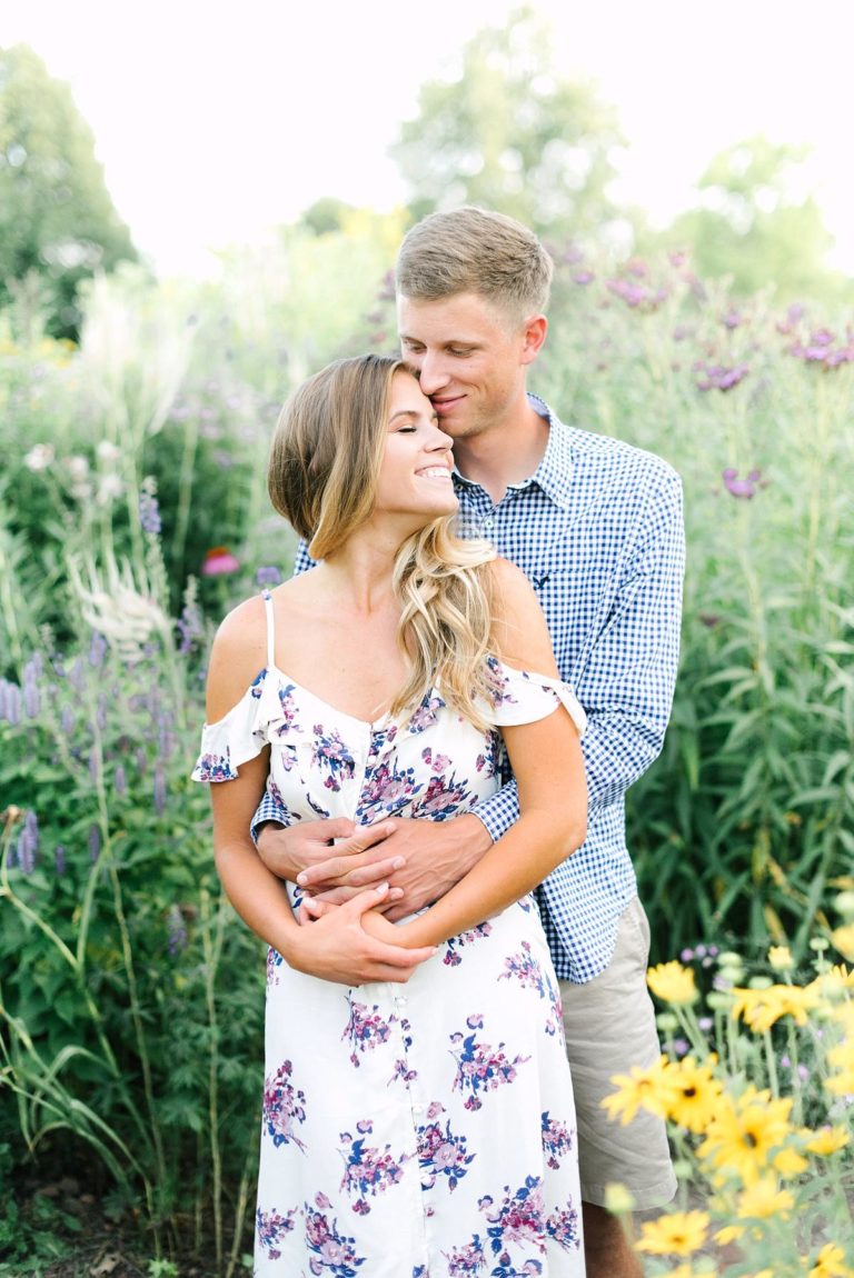 ALEX + CODY // GARDEN ENGAGEMENT SESSION // SCHEIG CENTER AT MEMORIAL ...
